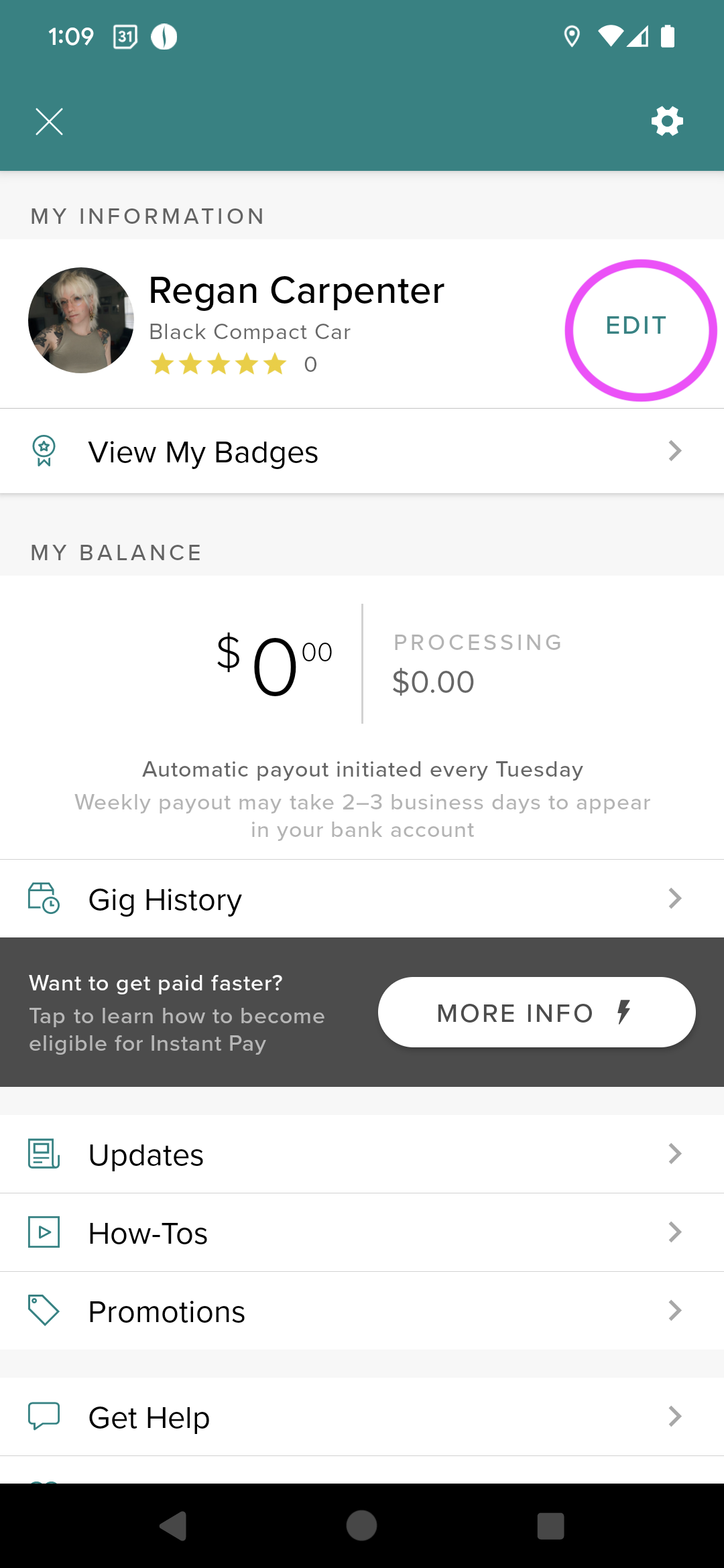 How do I update my driver's license?