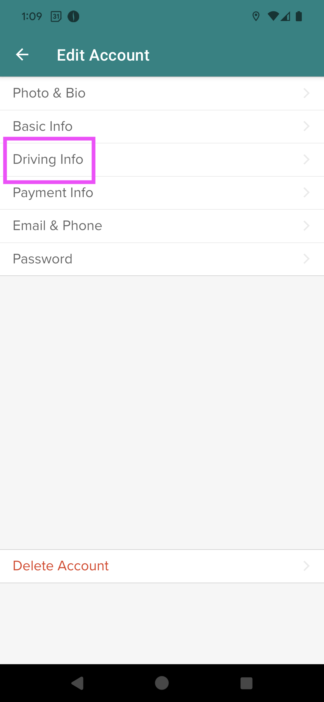 How do I update my driver's license?